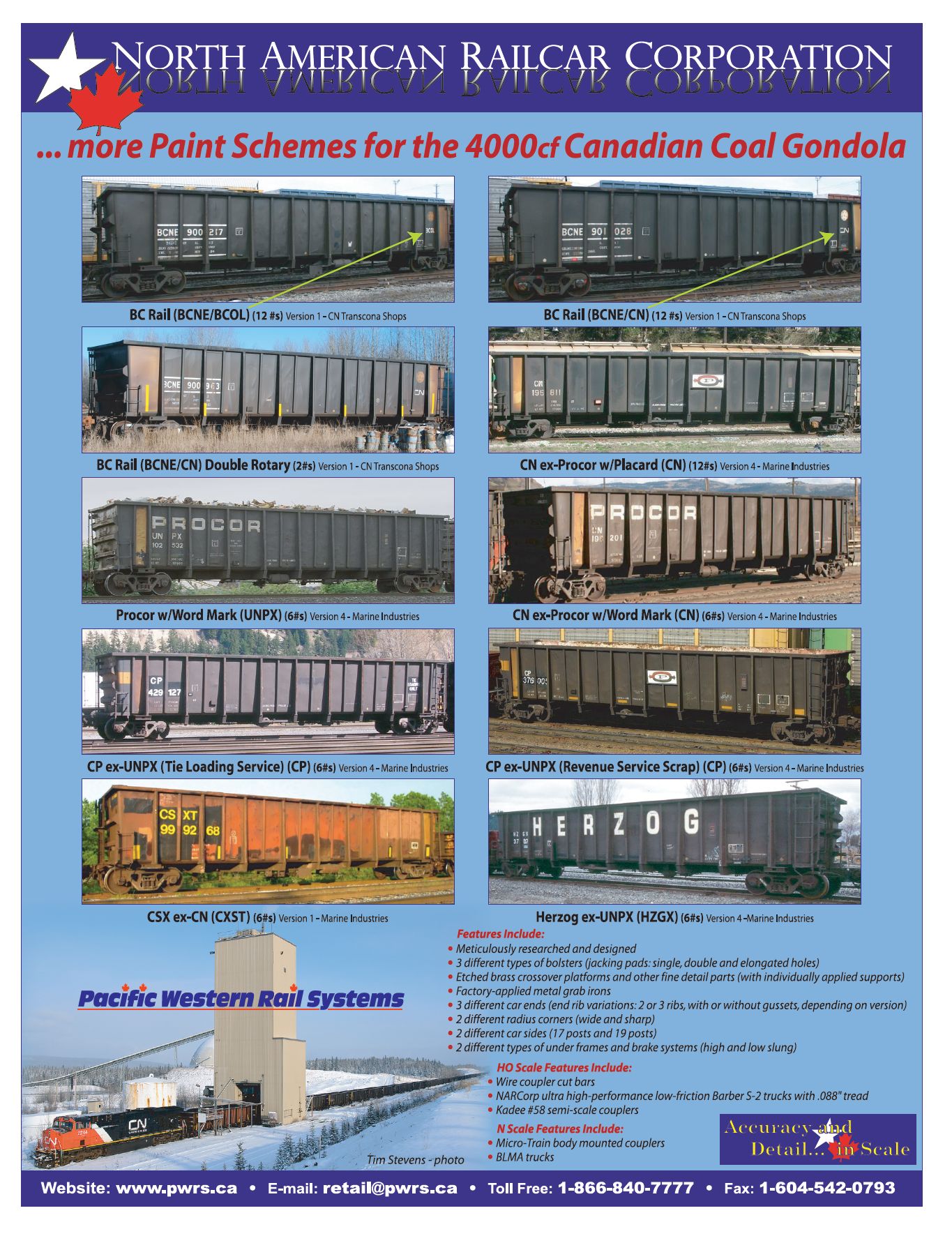 North American Railcar Announces The 4000cf Canadian Coal Gondola